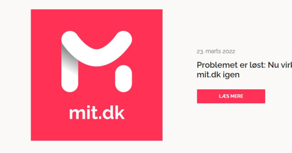 Derfor trak Netcompany stikket til Mit.dk: Brugere kunne se andres ...