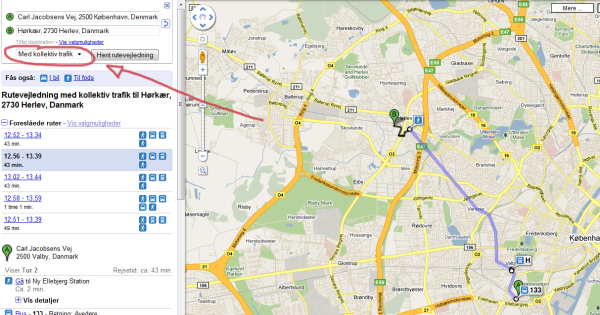 Prøv bedre ruteplanlægning med Google Maps - Computerworld